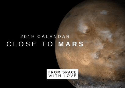 FREE space calendars 2025