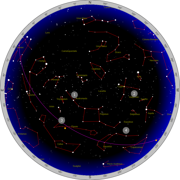 Stargazing from October to November 2024 - Follow the guide!