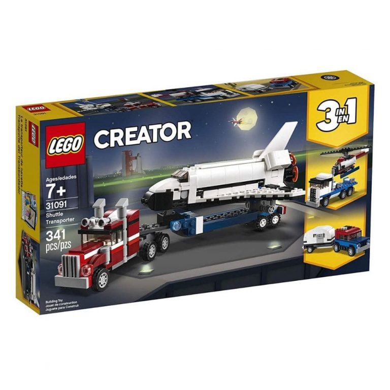 LEGO Creator 3 in 1 Space Shuttle Explorer 31066 : shuttle, moon ...