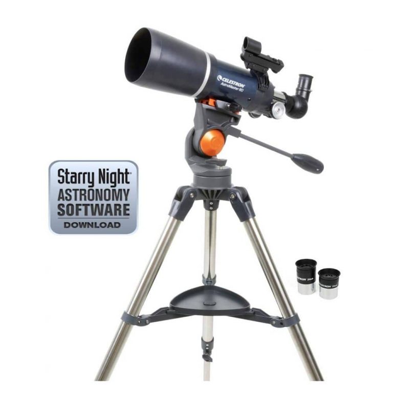 Refractor Telescope Celestron 21082 AstroMaster 80AZS - From Space With ...